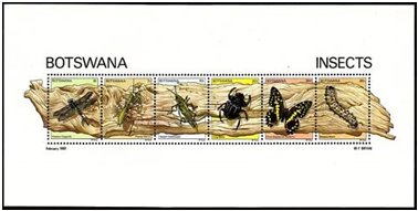 1981 Botswana, Insects